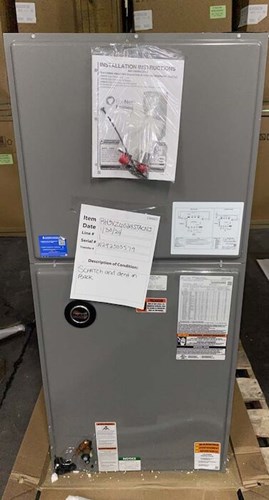 RUUD MFG - RH3VZ6024STACNJ R-410A 3 Stage Constant CFM Air Handler ...